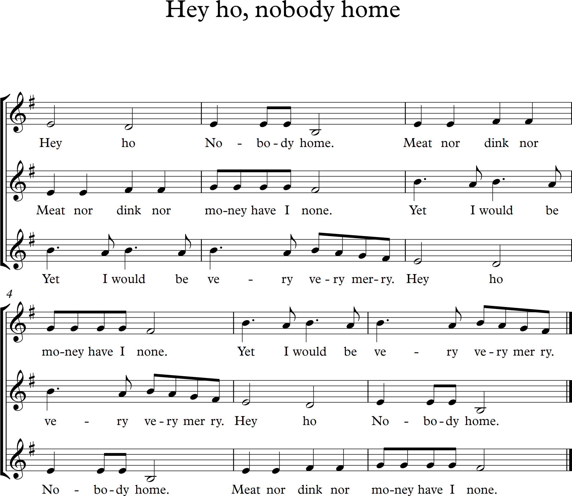 Thomas Ravenscroft – Hey ho, nobody home – Bluefoxxmusic